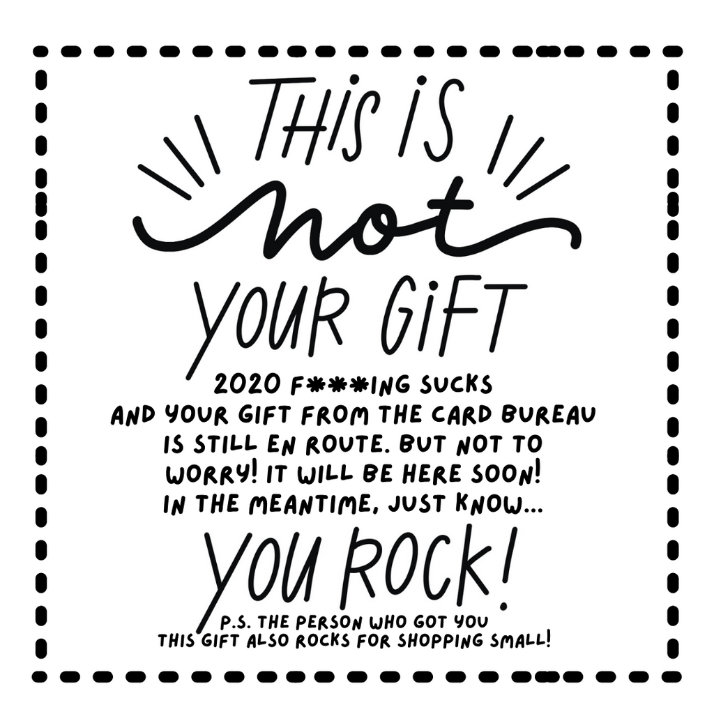 Gift Delayed By USPS? Wrap This Instead – The Card Bureau