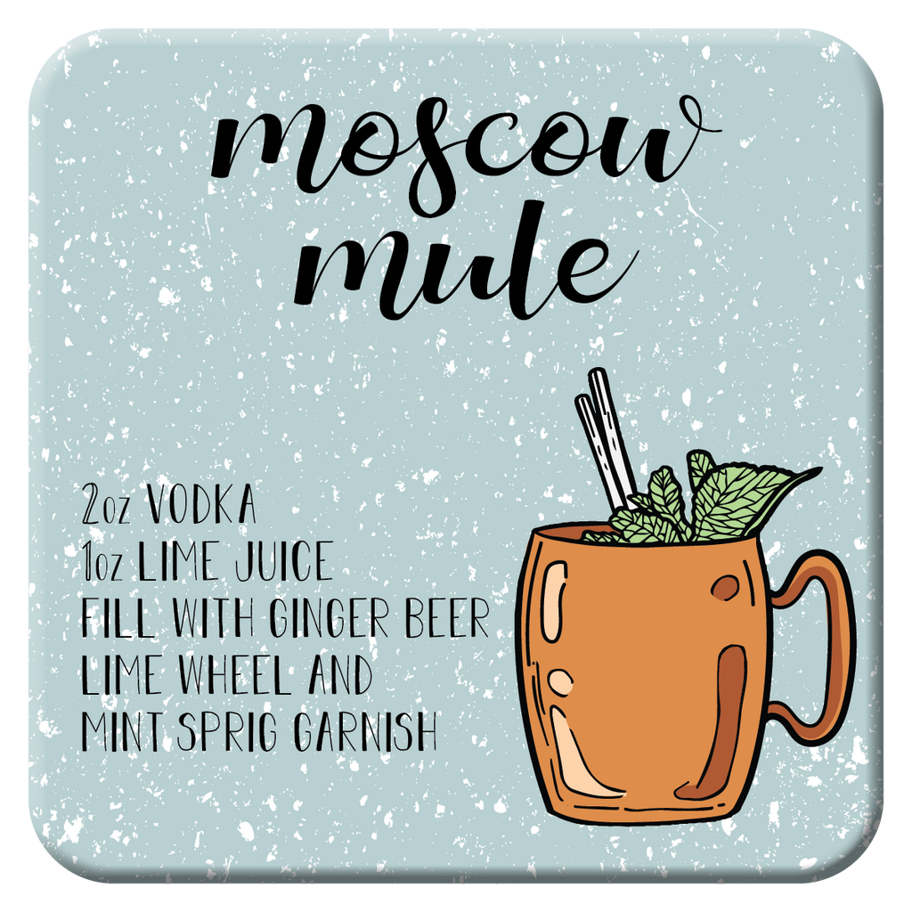 Vodka Cocktail Coaster Set – The Card Bureau