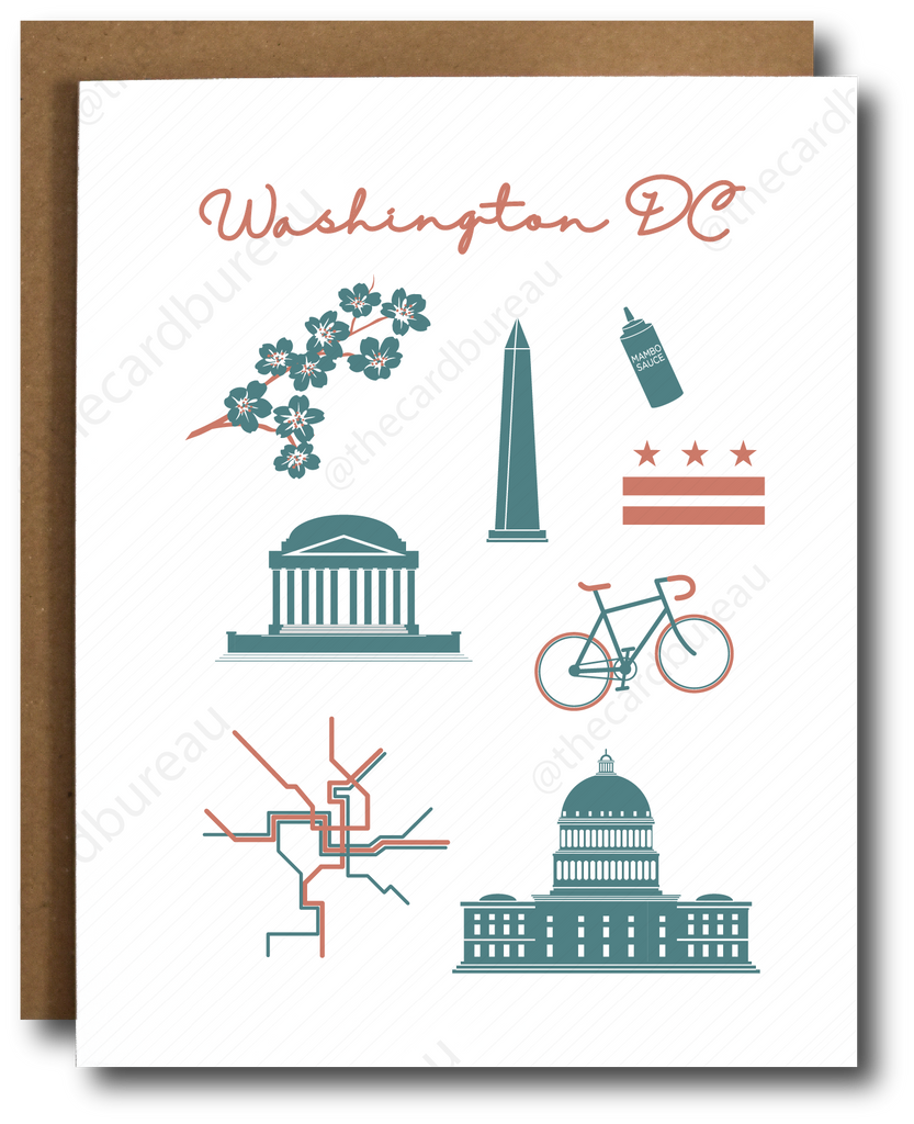 DC Icons Greeting Card – The Card Bureau