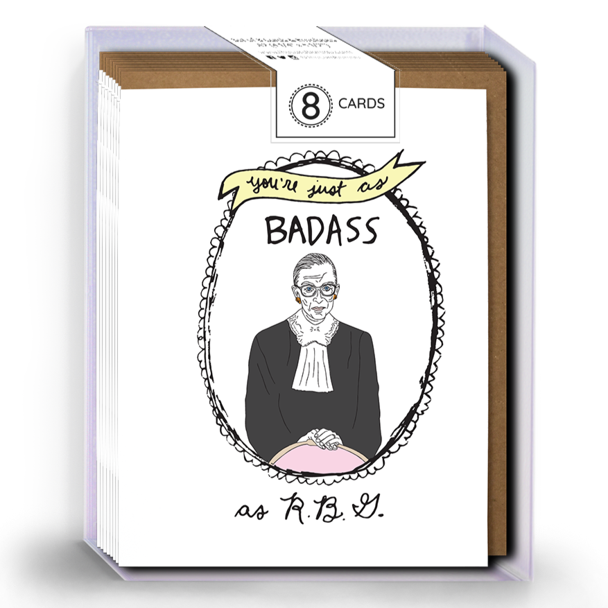 Ruth Bader Ginsburg Greeting Cards – The Card Bureau